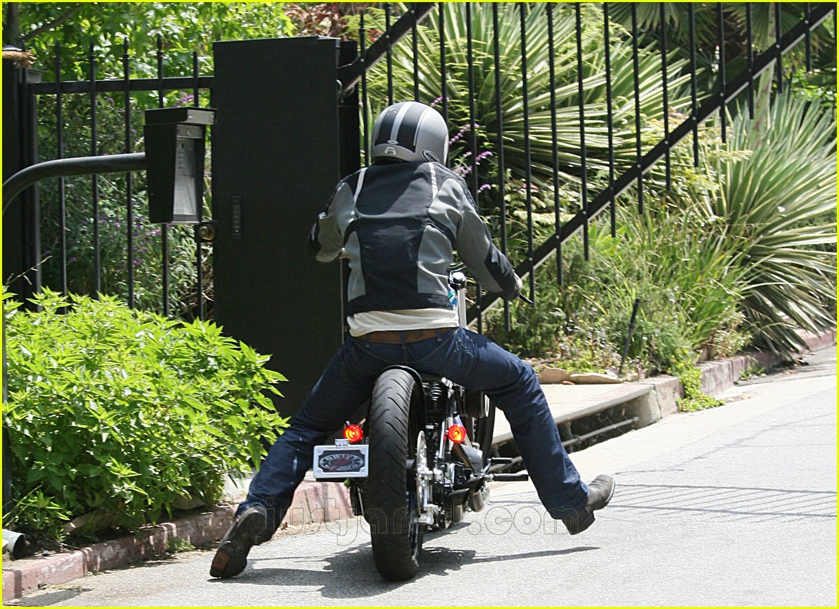 Pitt Puts the Pedal to the Metal: Photo 417871 | Photos | Just Jared ...