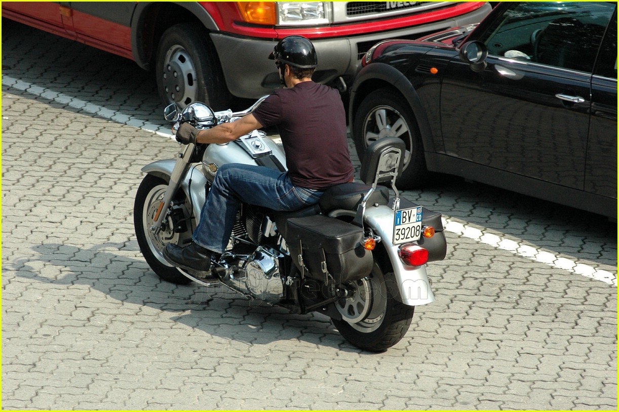 George Clooney's Motorcycle Madness: Photo 453741 | Photos | Just Jared ...