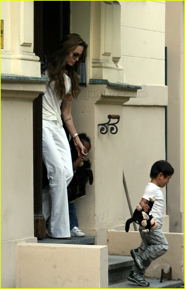 Angelina Jolie's Monkey Business: Photo 457541 | Photos | Just Jared ...