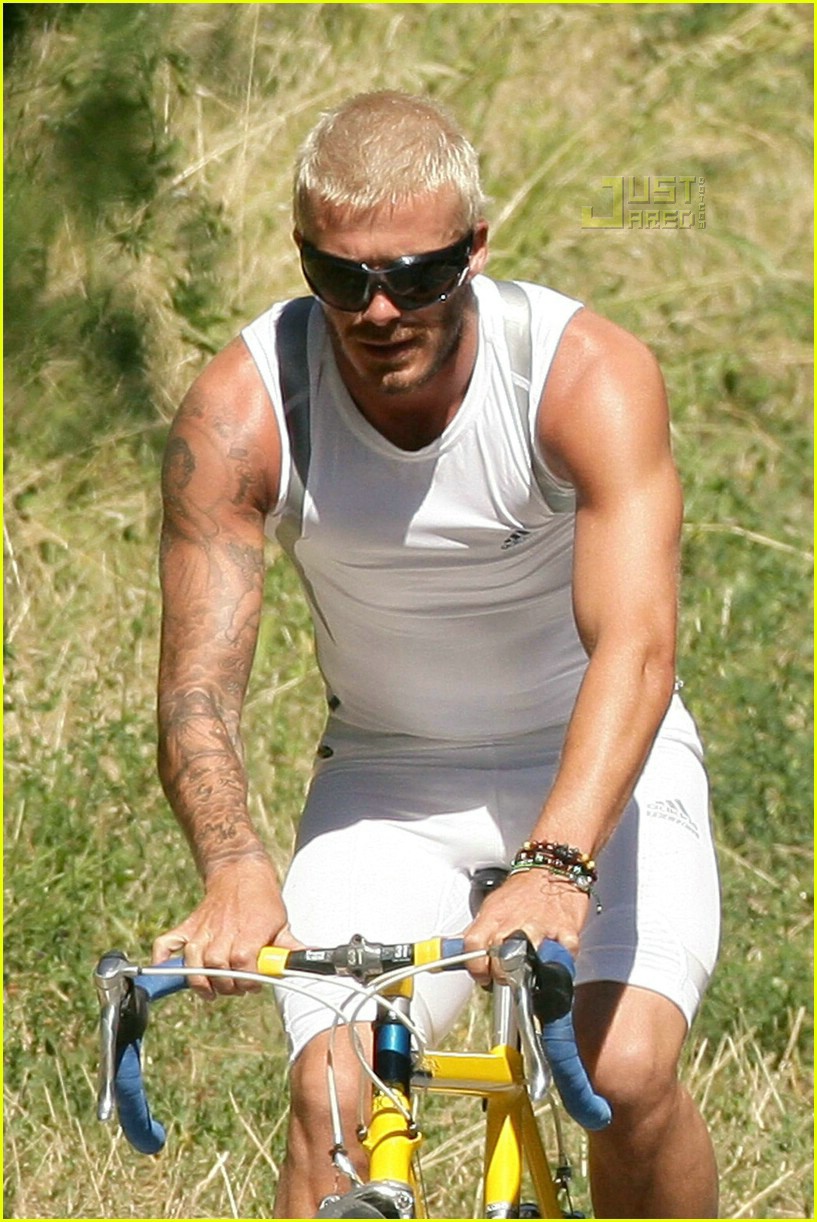 David Beckham: Biking with the Boys: Photo 477121 | Celebrity Babies ...