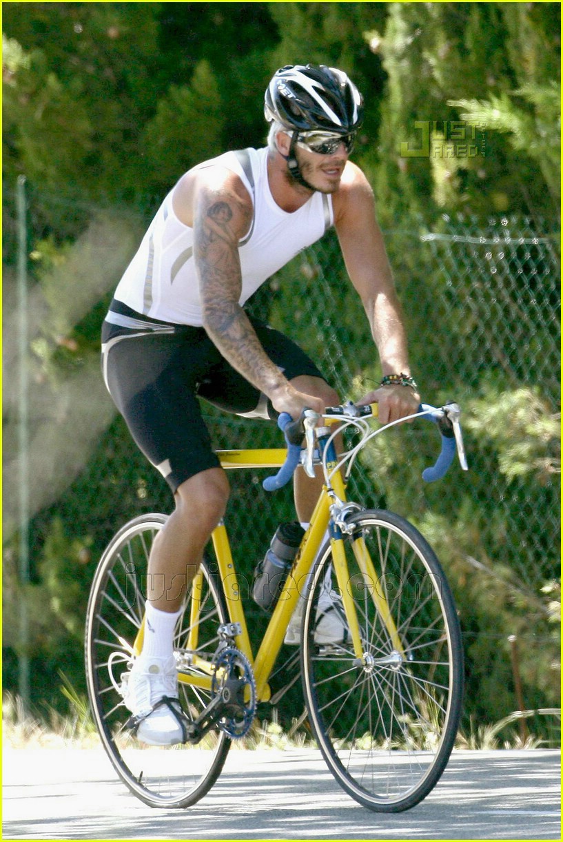David Beckham: Biking with the Boys: Photo 477131 | Photos | Just Jared ...