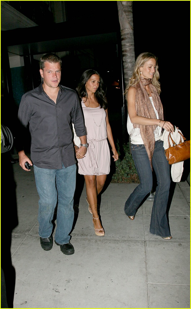 Matt Damon: Mastro's and Me!: Photo 512001 | Photos | Just Jared ...
