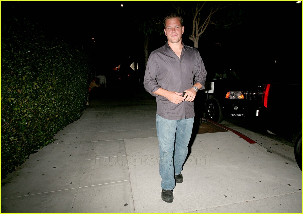 Matt Damon: Mastro's and Me!: Photo 512041 | Luciana Barroso, Matt ...