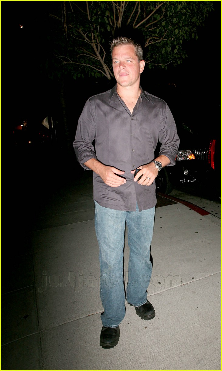 Matt Damon: Mastro's and Me!: Photo 512051 | Luciana Barroso, Matt ...