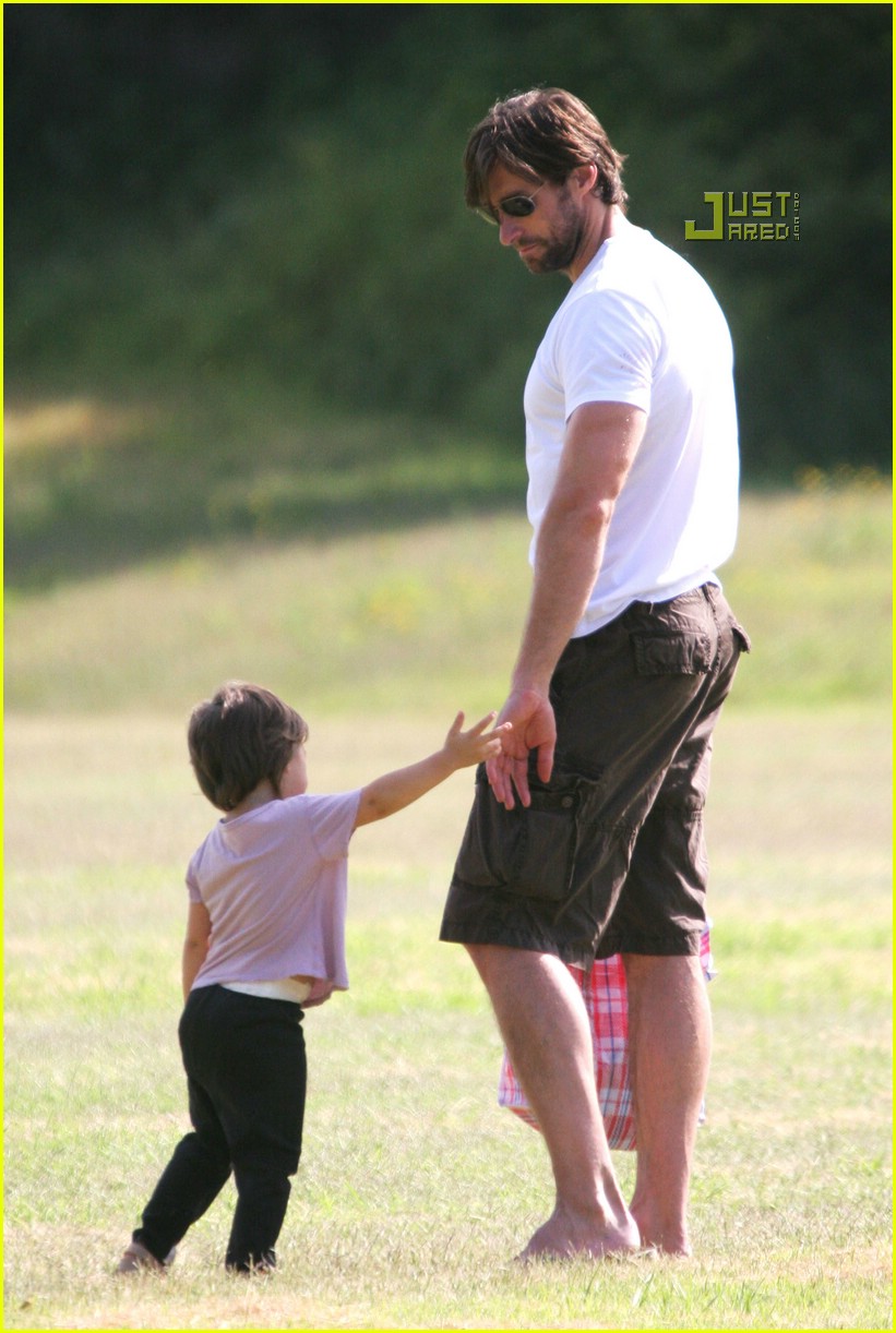 Hugh's New Year's Family Fun: Photo 828841 | Photos | Just Jared ...