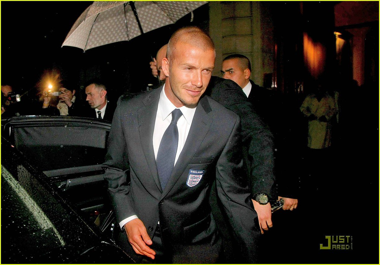 David Beckham's Celebratory Dinner Date: Photo 1026321 | Photos | Just ...