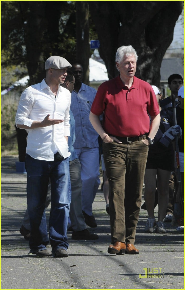 Brad Pitt & Bill Clinton are BFFs: Photo 999331 | Photos | Just Jared ...