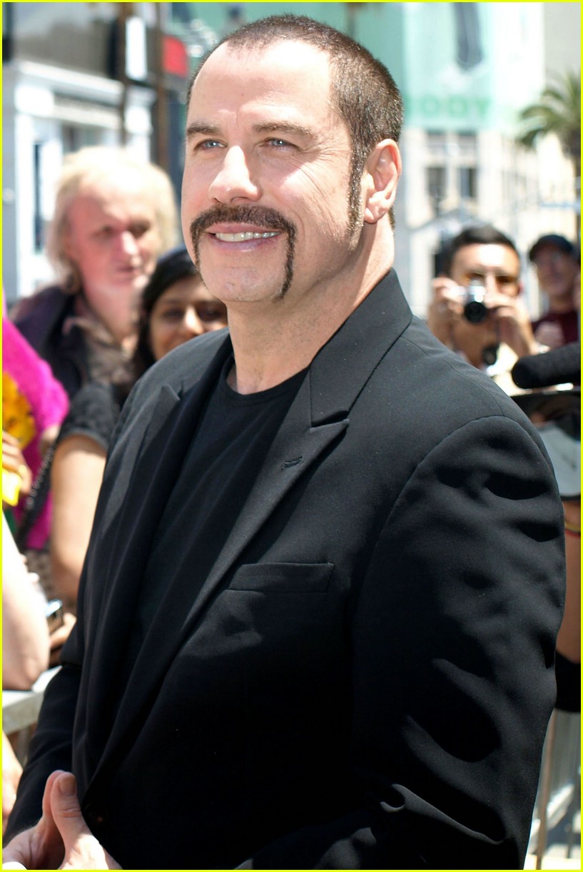 John Travolta's Masterpiece Mustache: Photo 1089661 | Photos | Just ...