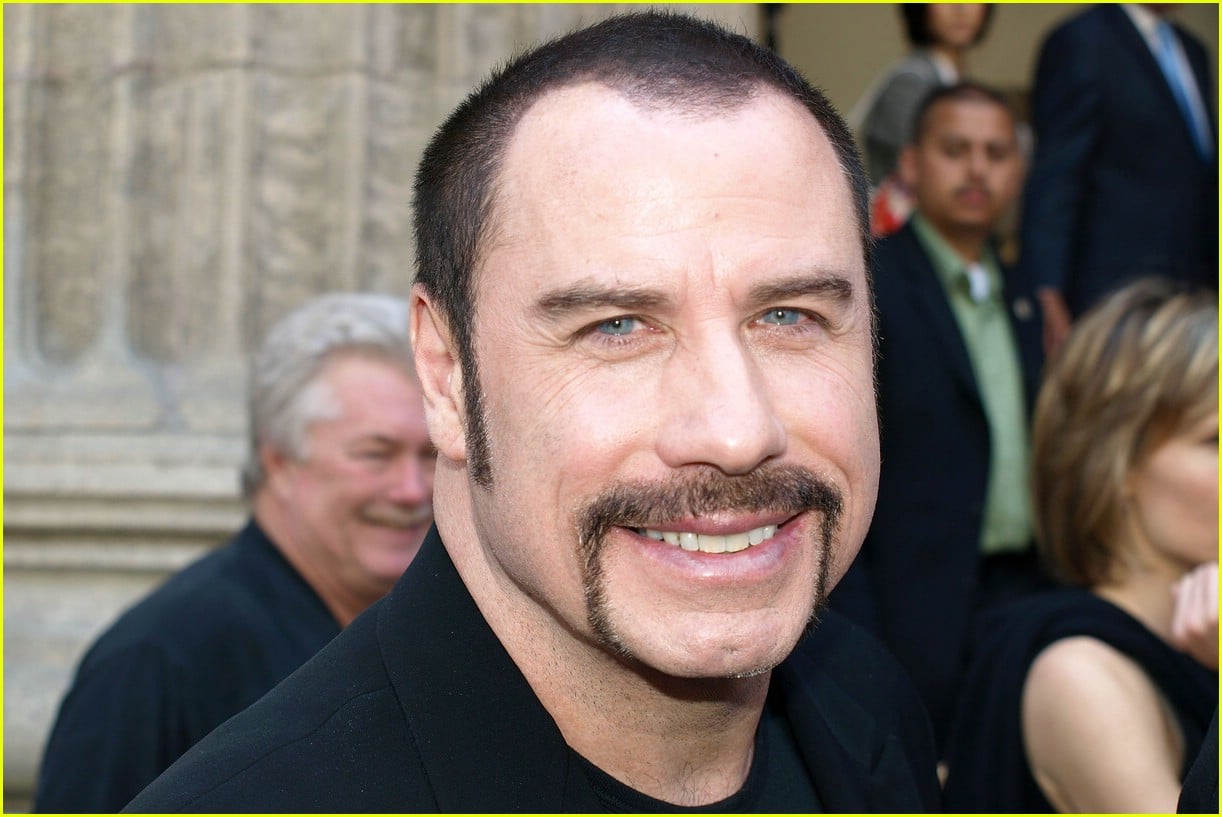 John Travolta's Masterpiece Mustache: Photo 1089671 | Photos | Just ...