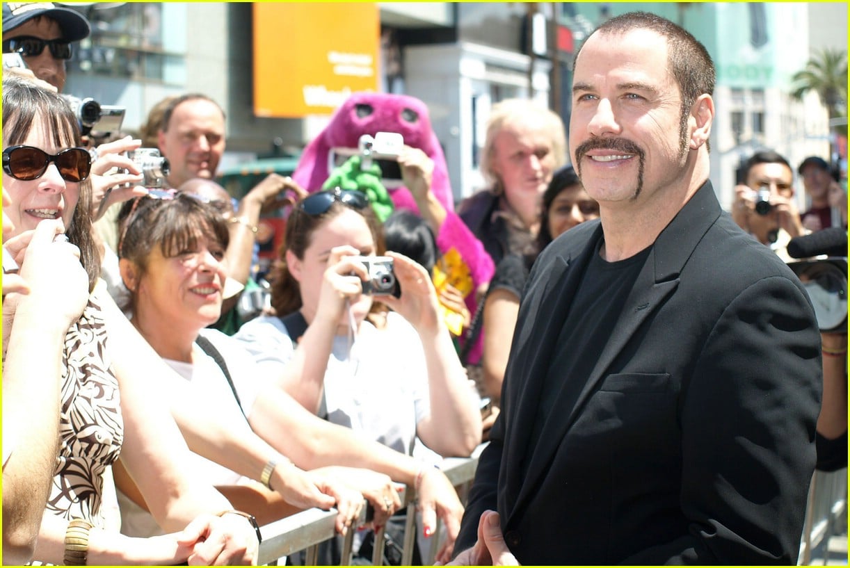 John Travolta's Masterpiece Mustache: Photo 1089691 | Photos | Just ...