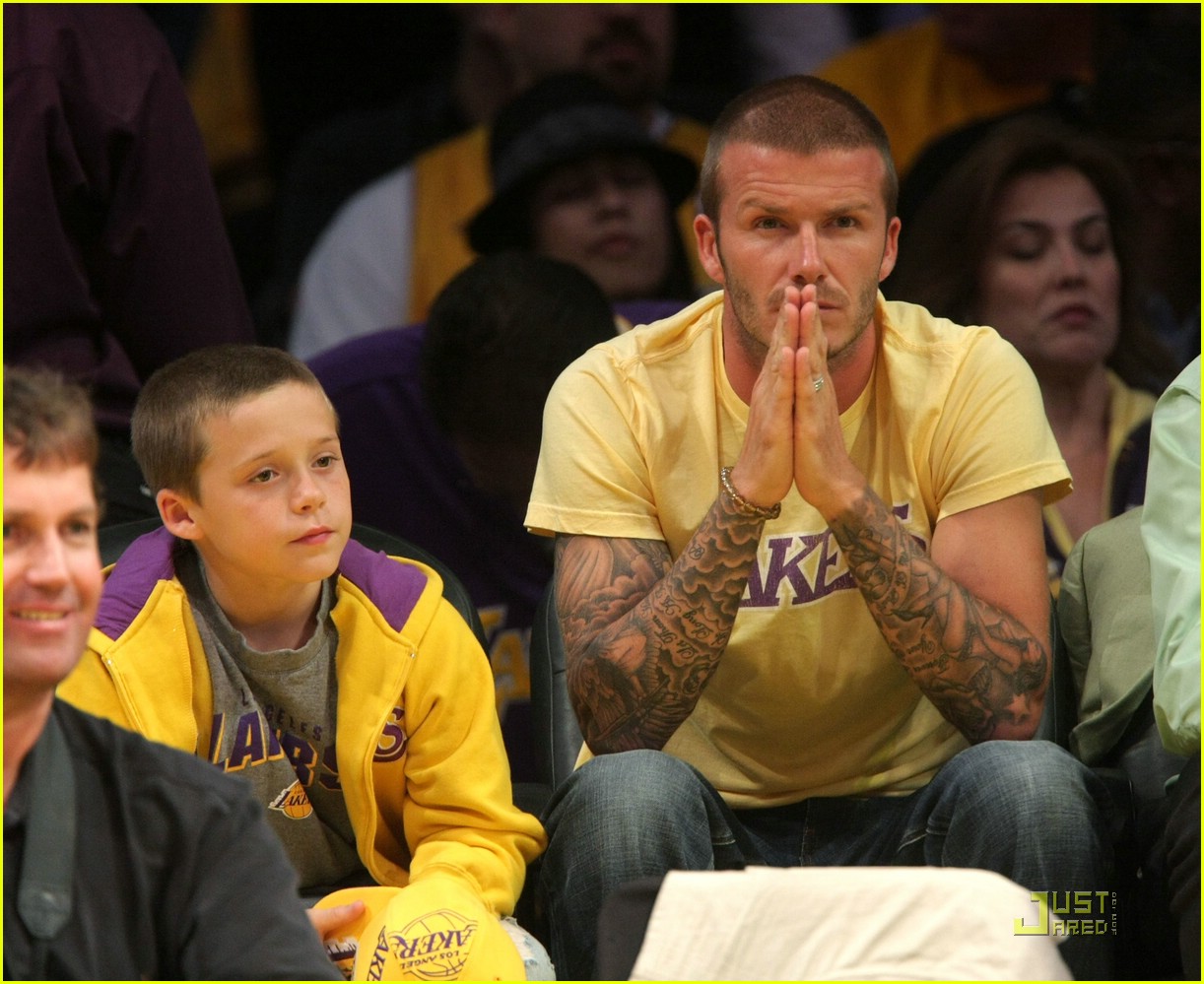 David Beckham's Boy Bonding Time: Photo 1148501 | Pictures | Just Jared