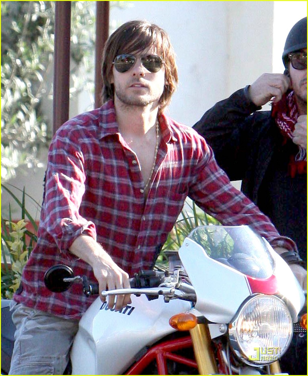 Jared Leto is a Motorcycle Man: Photo 1157991 | Photos | Just Jared ...