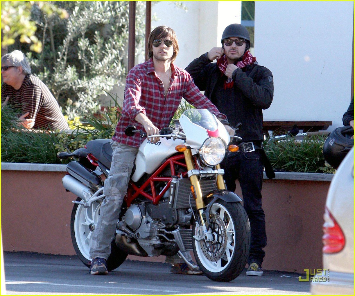Jared Leto is a Motorcycle Man: Photo 1158001 | Photos | Just Jared ...