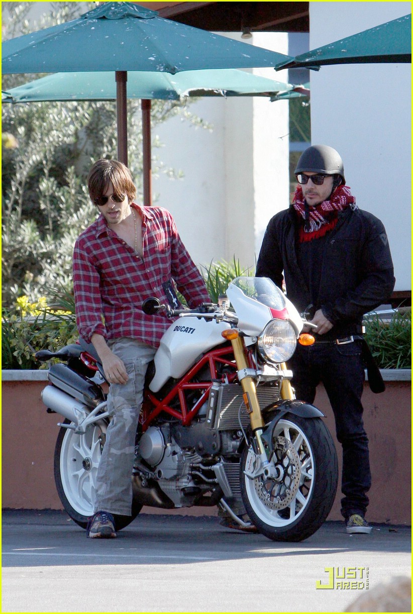 Jared Leto is a Motorcycle Man: Photo 1158031 | Jared Leto Photos ...