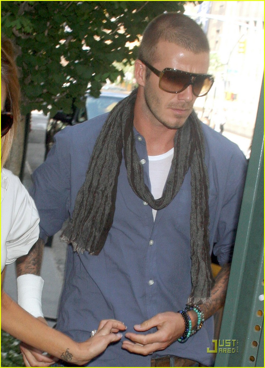 David Beckham is Bandaged: Photo 1176091 | Photos | Just Jared ...