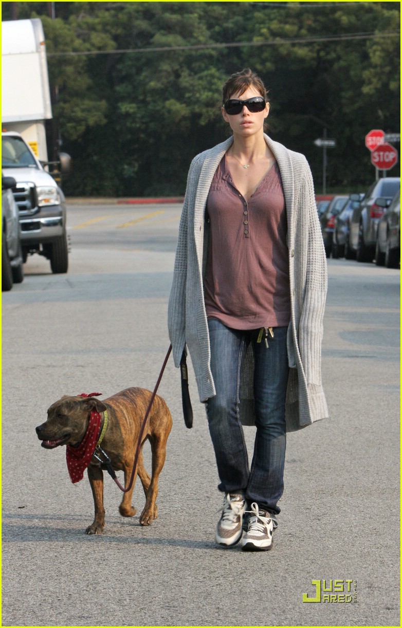 Jessica Biel Prizes Her Pitbull: Photo 1228711 | Photos | Just Jared ...