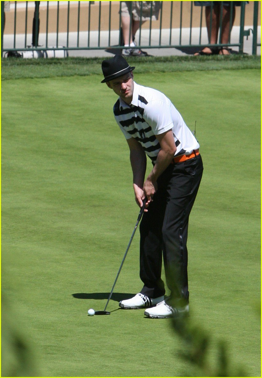 Justin Timberlake & Tony Romo Tee Off: Photo 1187721 | Photos | Just ...