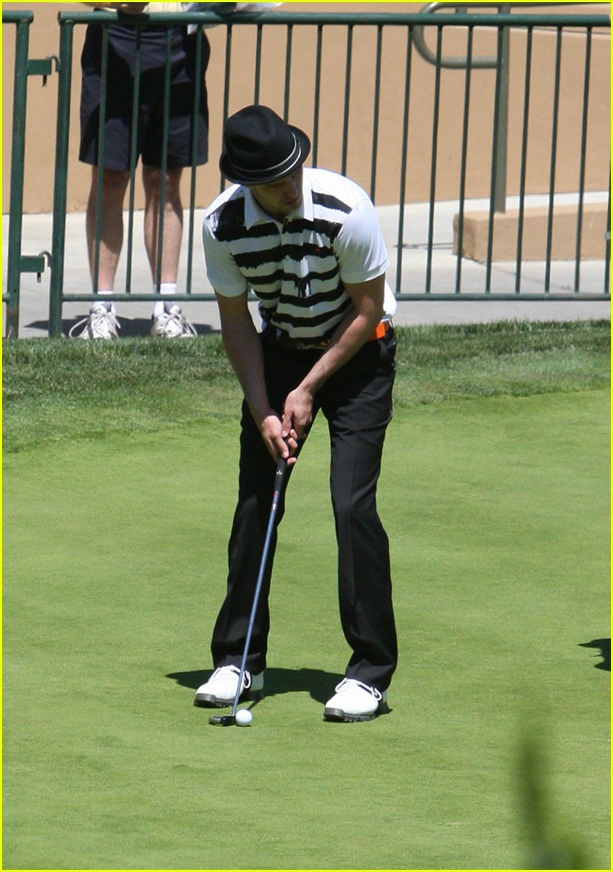 Justin Timberlake & Tony Romo Tee Off: Photo 1187751 | Justin ...