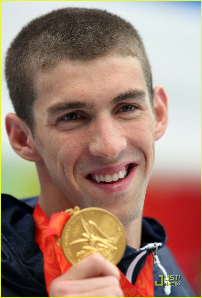 Michael Phelps Goes For Gold: Photo 1341651 | Photos | Just Jared ...