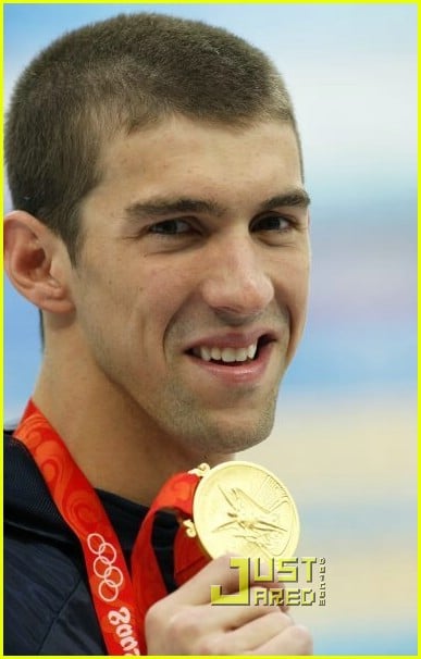 Michael Phelps Goes For Gold: Photo 1341741 | Photos | Just Jared ...
