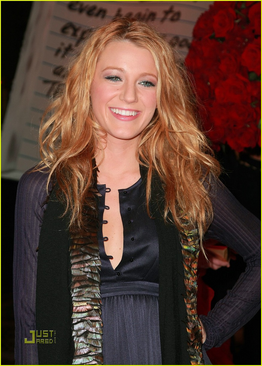 Blake Lively Hair Layers Straight