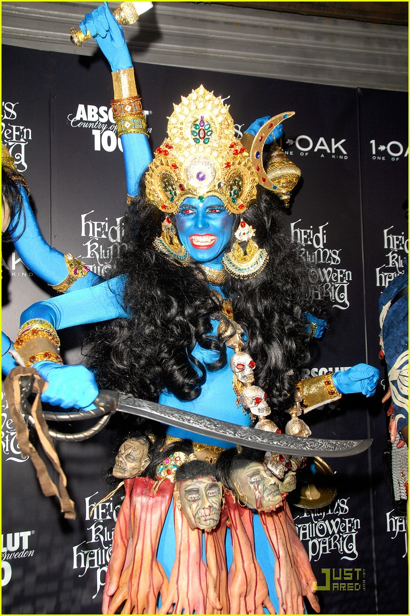 Heidi Klum is a Blue Indian Goodess: Photo 1523451 | Heidi Klum, Seal ...