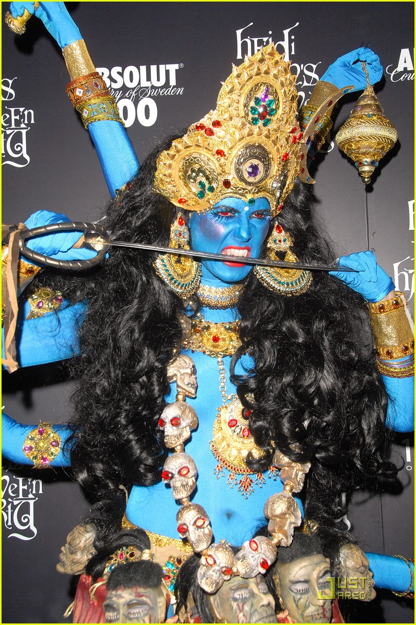 Heidi Klum is a Blue Indian Goodess: Photo 1523581 | Heidi Klum, Seal ...