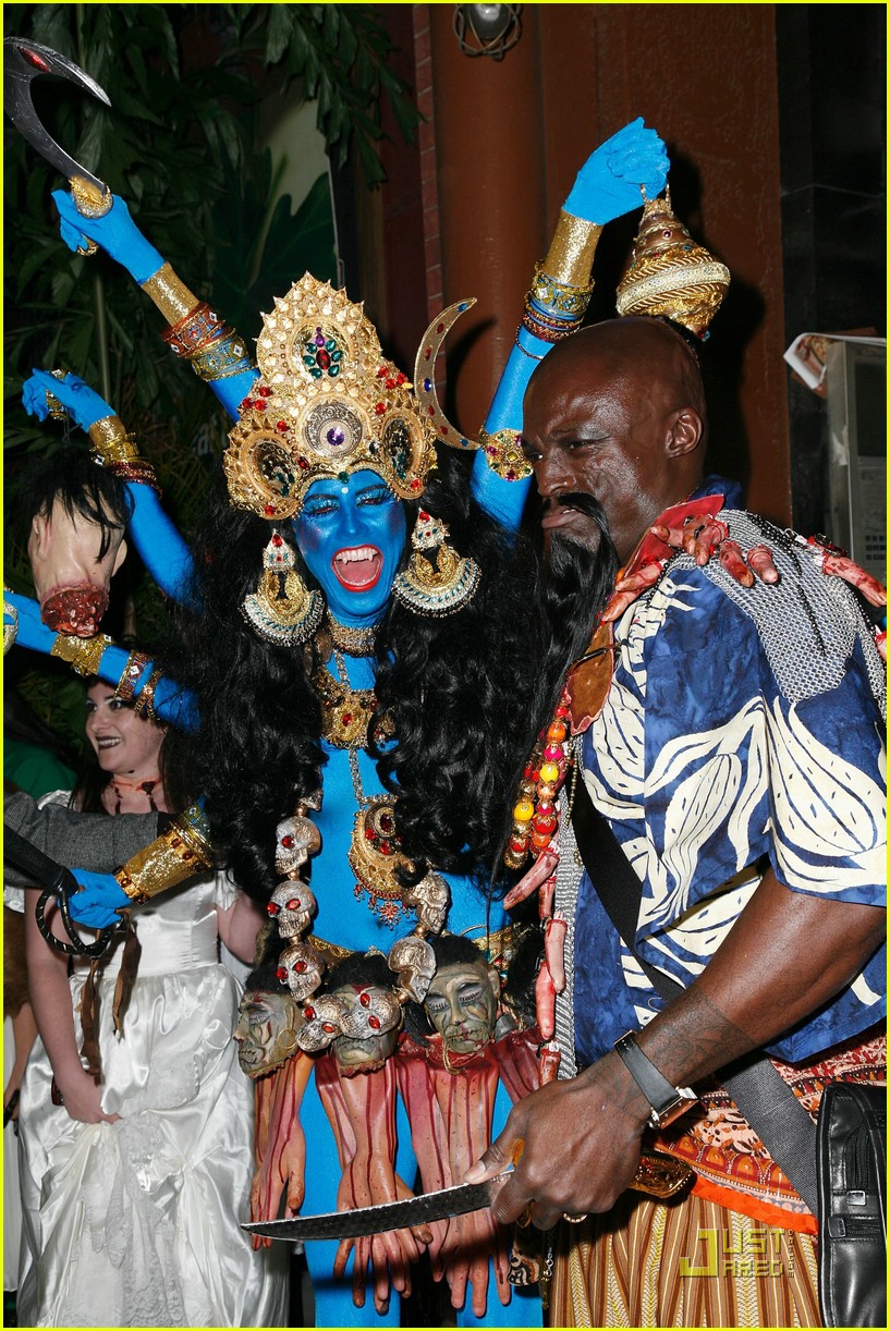 Heidi Klum is a Blue Indian Goodess: Photo 1523761 | Heidi Klum, Seal ...
