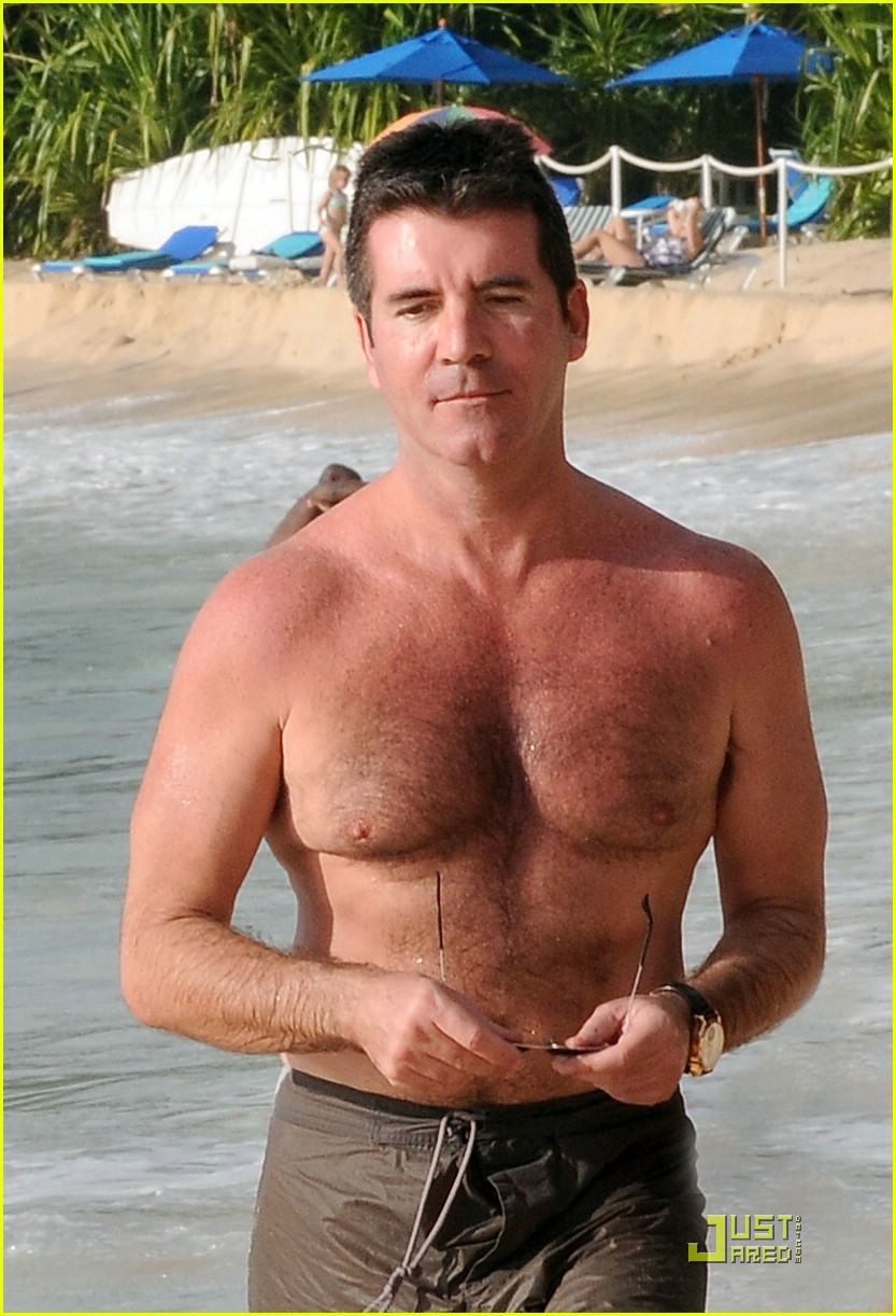 Simon Cowell Dreams Of A Barbados Christmas: Photo 1616071 | Shirtless ...