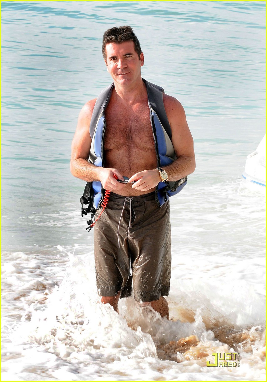 Simon Cowell Dreams Of A Barbados Christmas: Photo 1616081 | Shirtless ...
