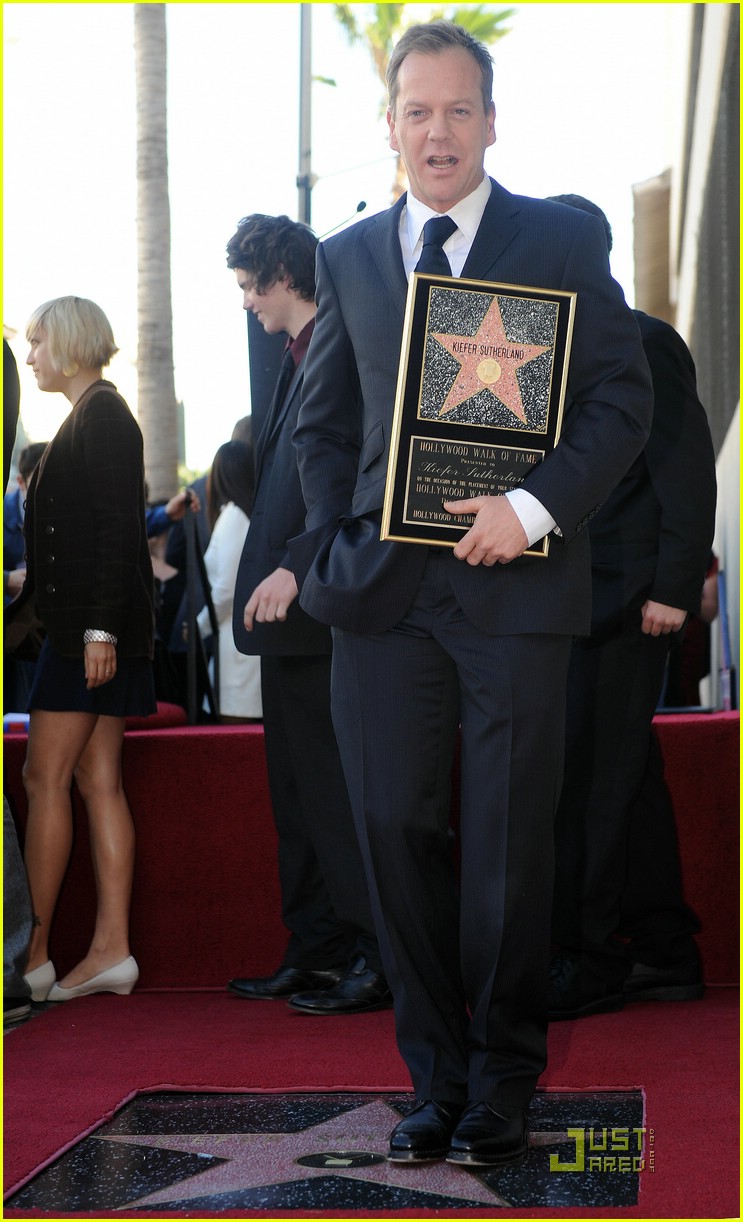 Kiefer Sutherland Stars On Hollywood Walk of Fame: Photo 1589051 ...