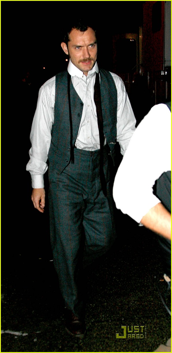 Jude Law is the Mustache Man: Photo 1674401 | Jude Law Photos | Just ...