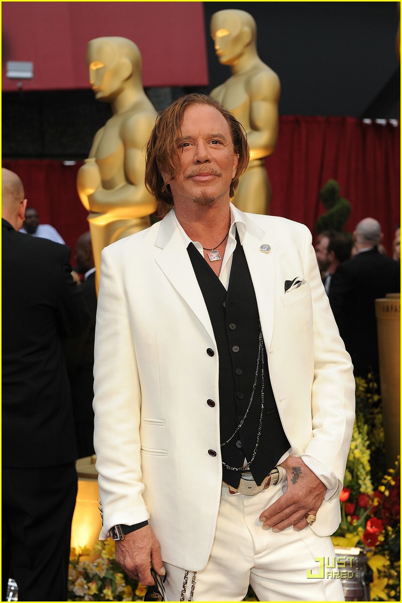 Mickey Rourke -- Oscars 2009: Photo 1745561 | Mickey Rourke, Oscars ...