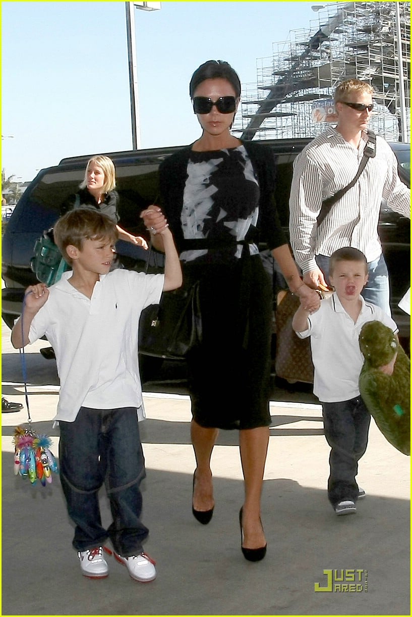 Beckham Boys Support Their Dad!: Photo 1818041 | Brooklyn Beckham ...