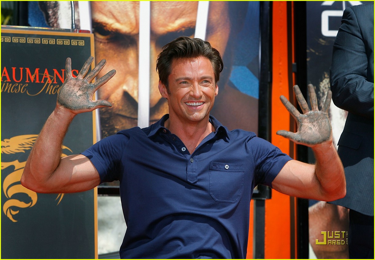 Hugh Jackman Has Huge Handprints: Photo 1870401 | Hugh Jackman Photos ...