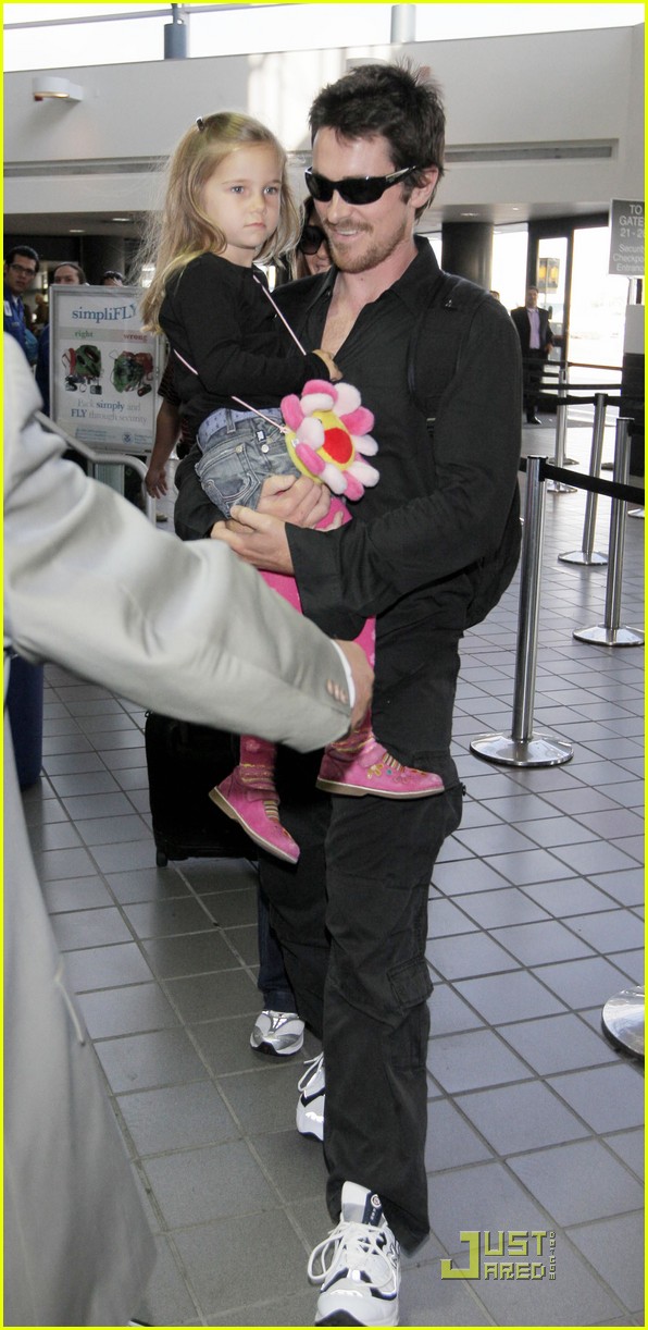 Christian Bale Bails From LA: Photo 1946021 | Celebrity Babies ...
