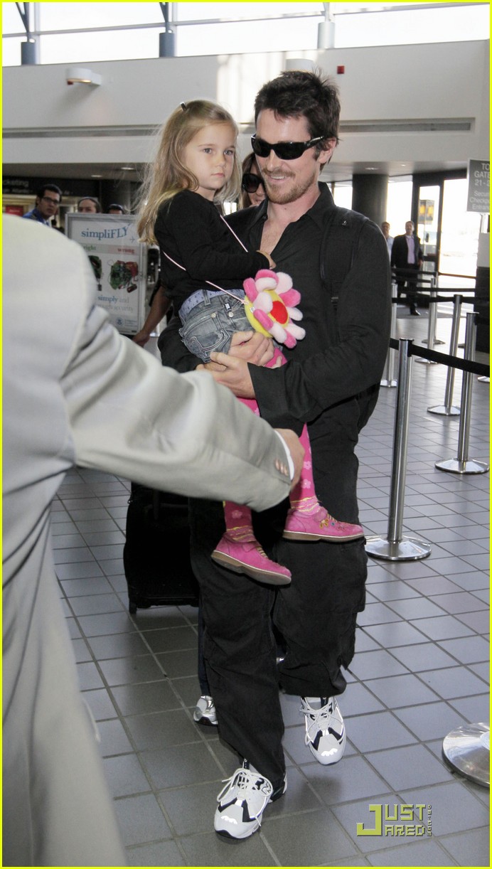Christian Bale Bails From LA: Photo 1946071 | Celebrity Babies ...