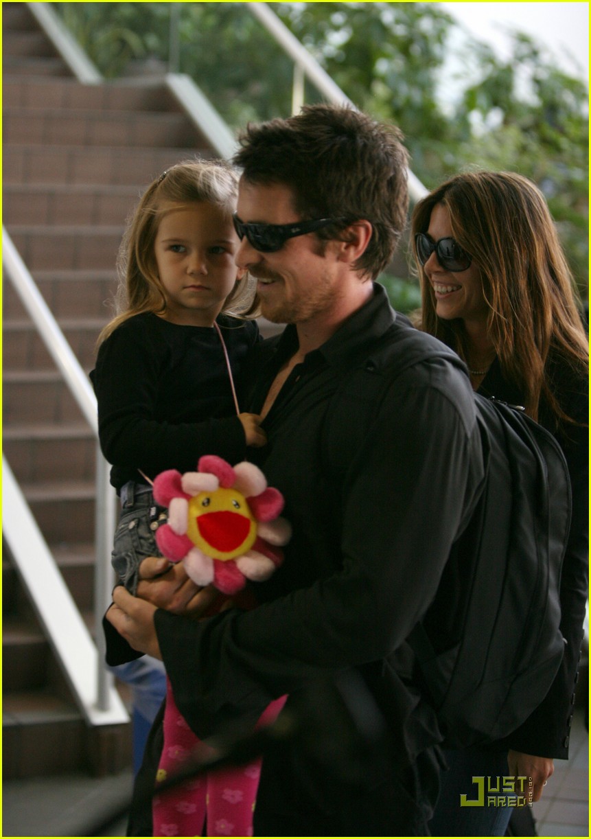 Christian Bale Bails From LA: Photo 1946081 | Celebrity Babies ...