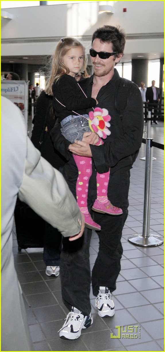 Christian Bale Bails From LA: Photo 1946091 | Celebrity Babies ...