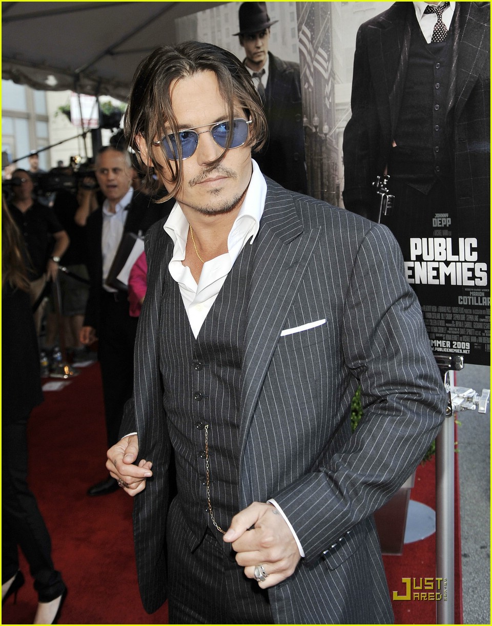 Johnny Depp Pursues Public Enemies: Photo 1997261 | Johnny Depp Photos ...
