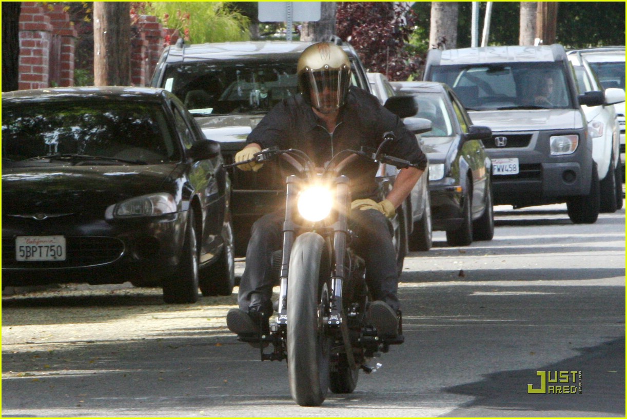 Brad Pitt is a Motorcycle Master: Photo 2041741 | Brad Pitt Photos ...
