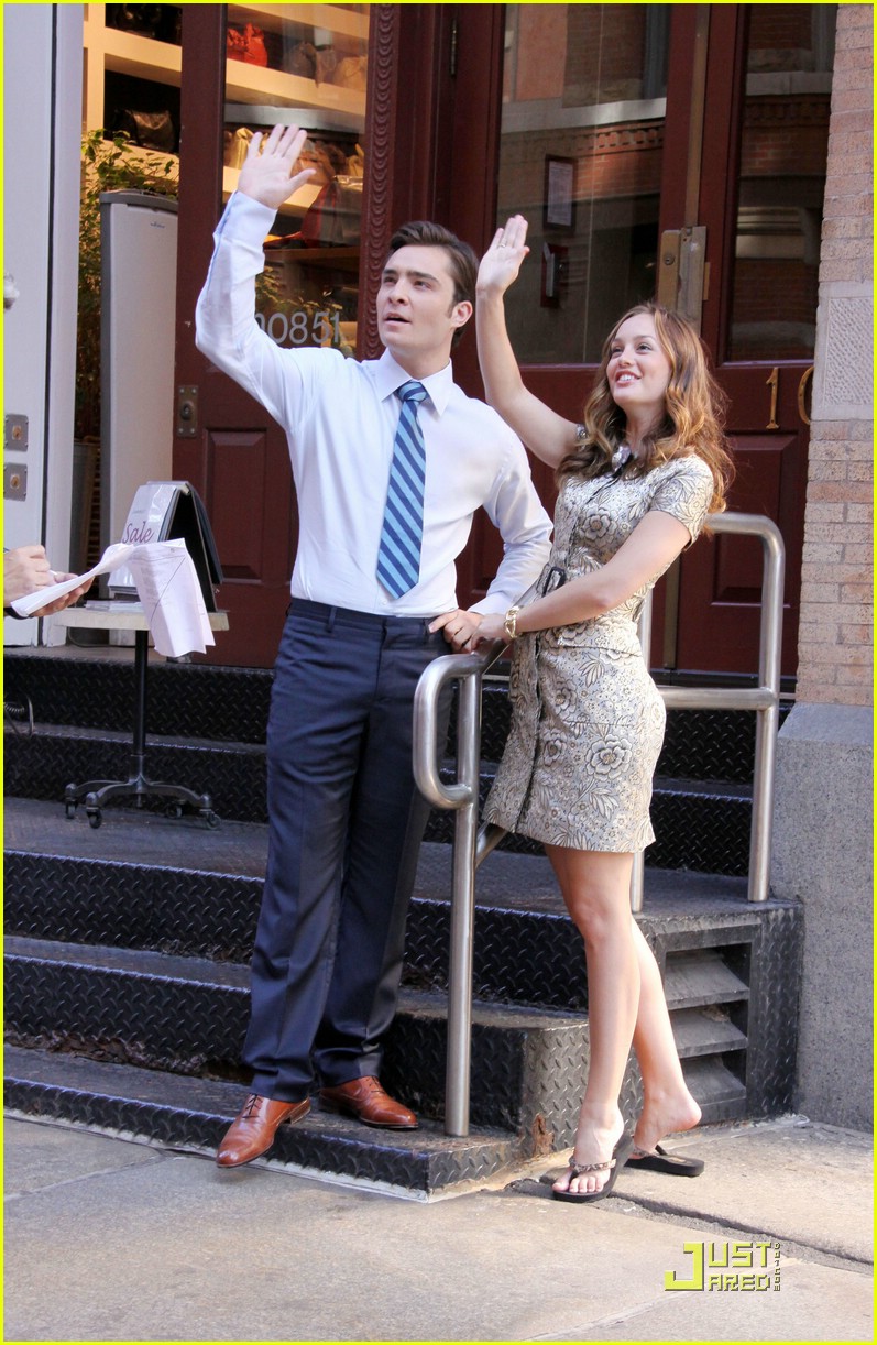 Ed Westwick & Leighton Meester's Romantic Tension: Photo 2043981 | Ed ...