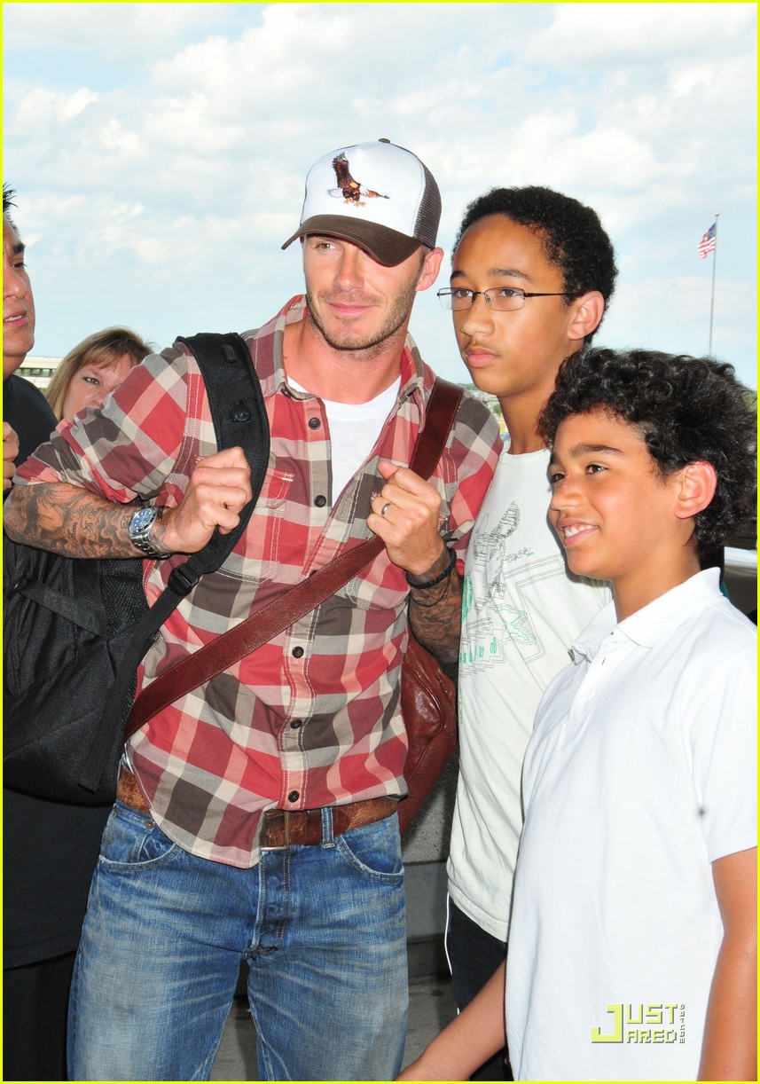 David Beckham is Plaid Perfect: Photo 2146371 | David Beckham Photos ...