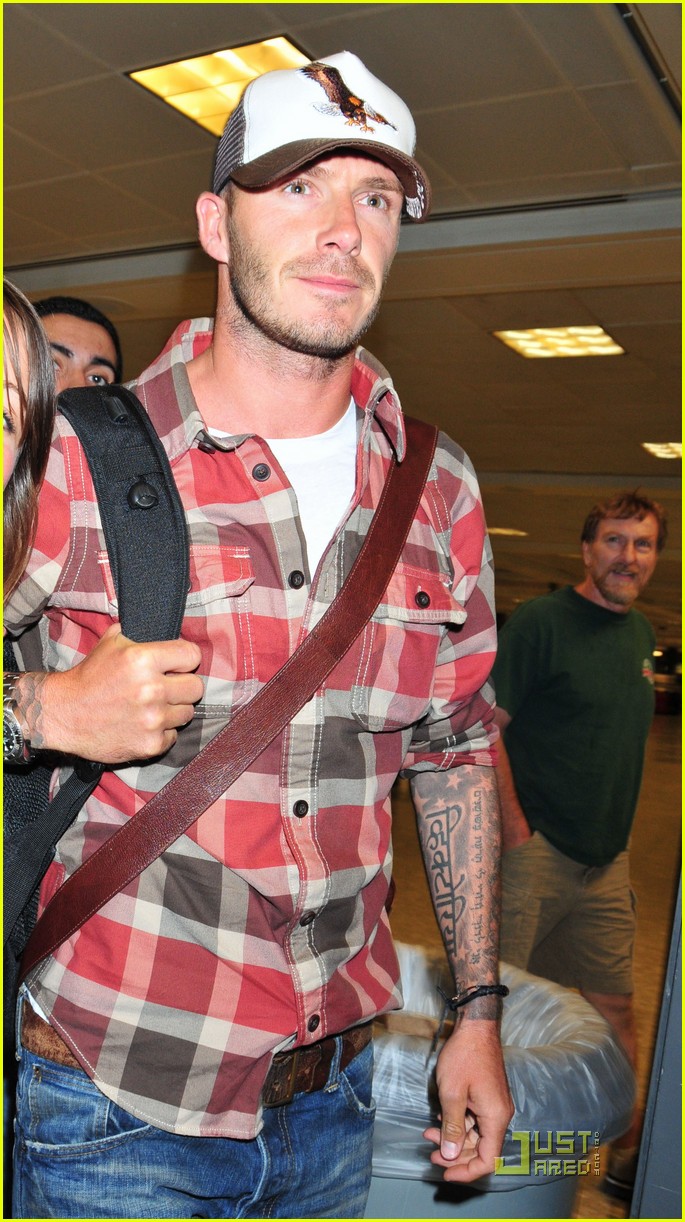 David Beckham is Plaid Perfect: Photo 2146401 | David Beckham Photos ...