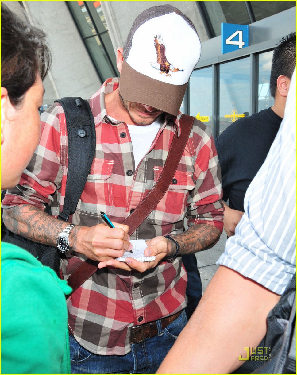 David Beckham is Plaid Perfect: Photo 2146421 | David Beckham Photos ...