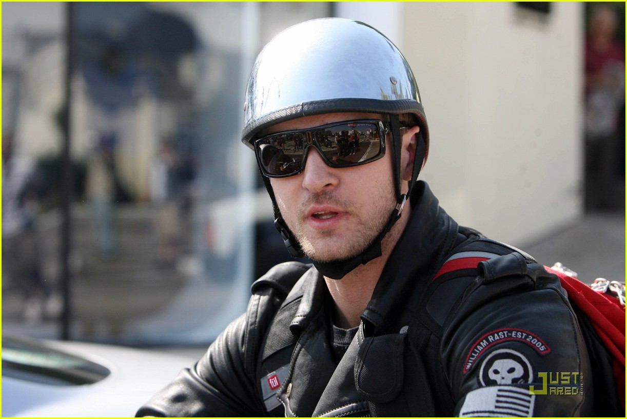 Justin Timberlake is a Motorcycle Man: Photo 2128541 | Jessica Biel ...