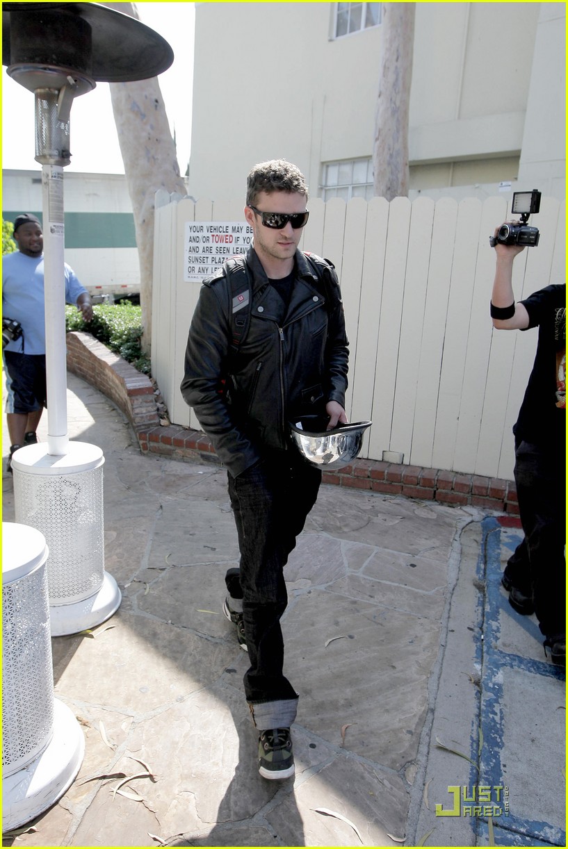 Justin Timberlake is a Motorcycle Man: Photo 2128551 | Jessica Biel ...