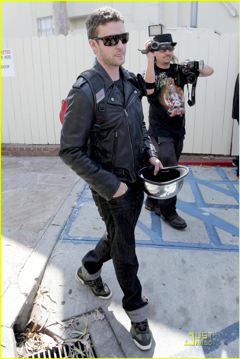Justin Timberlake is a Motorcycle Man: Photo 2128591 | Jessica Biel ...