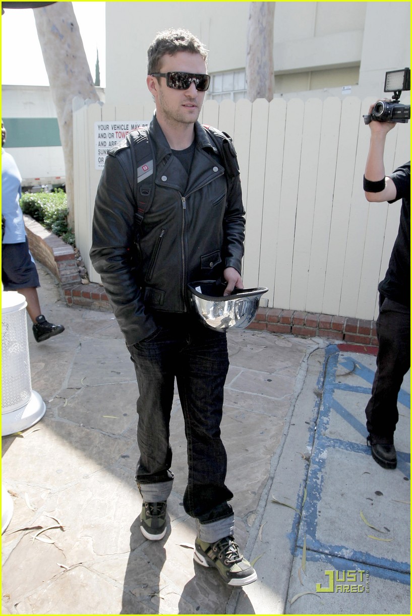 Justin Timberlake is a Motorcycle Man: Photo 2128611 | Jessica Biel ...