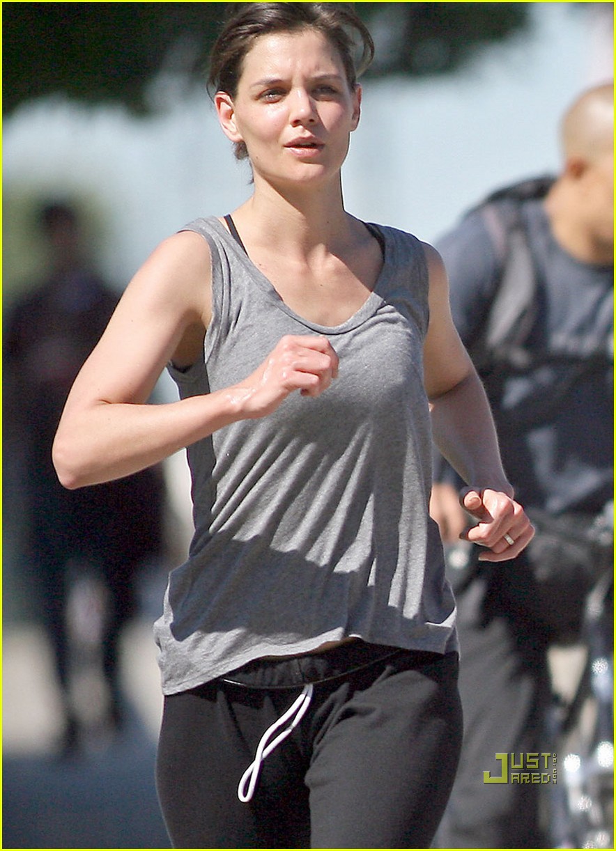 Tom Cruise & Katie Holmes: Jogging Buddies: Photo 2234022 | Katie ...